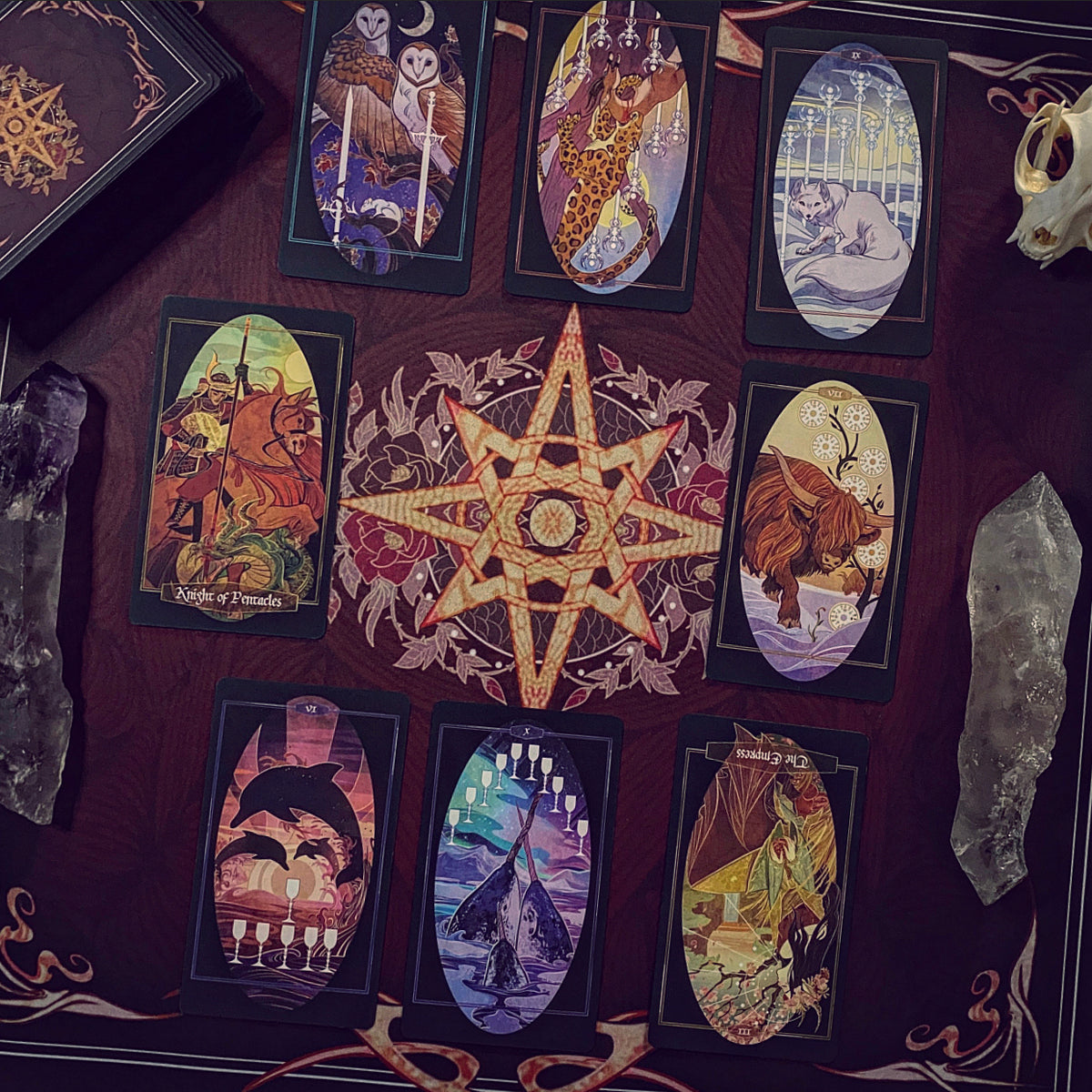 The Children of Litha Divination Mat (Small: 18”x18”) – Xia Hunt